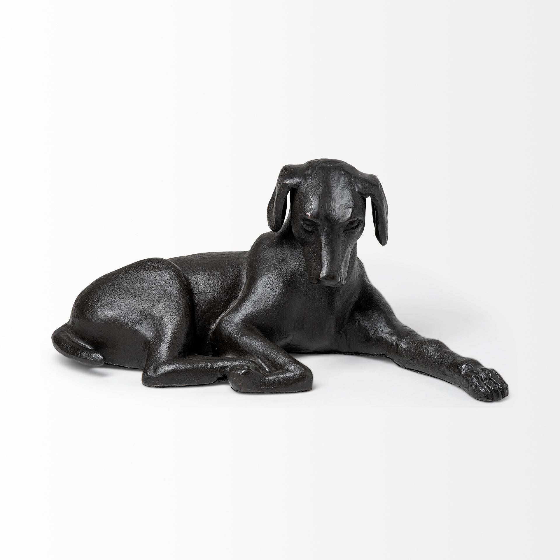 Czar 11L x 7W Black Metal Labrador Retriever – 7Rooms Emporium
